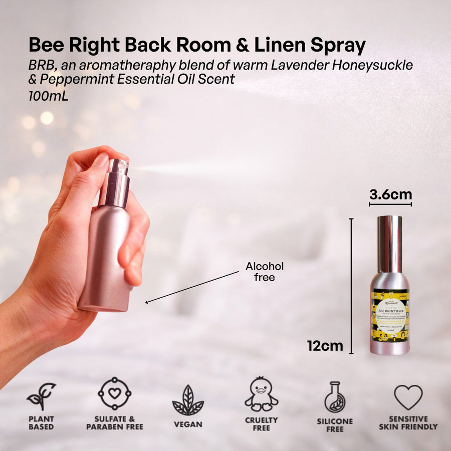 Bee Right Back Room & Linen Spray BRB – WUNDERBATH