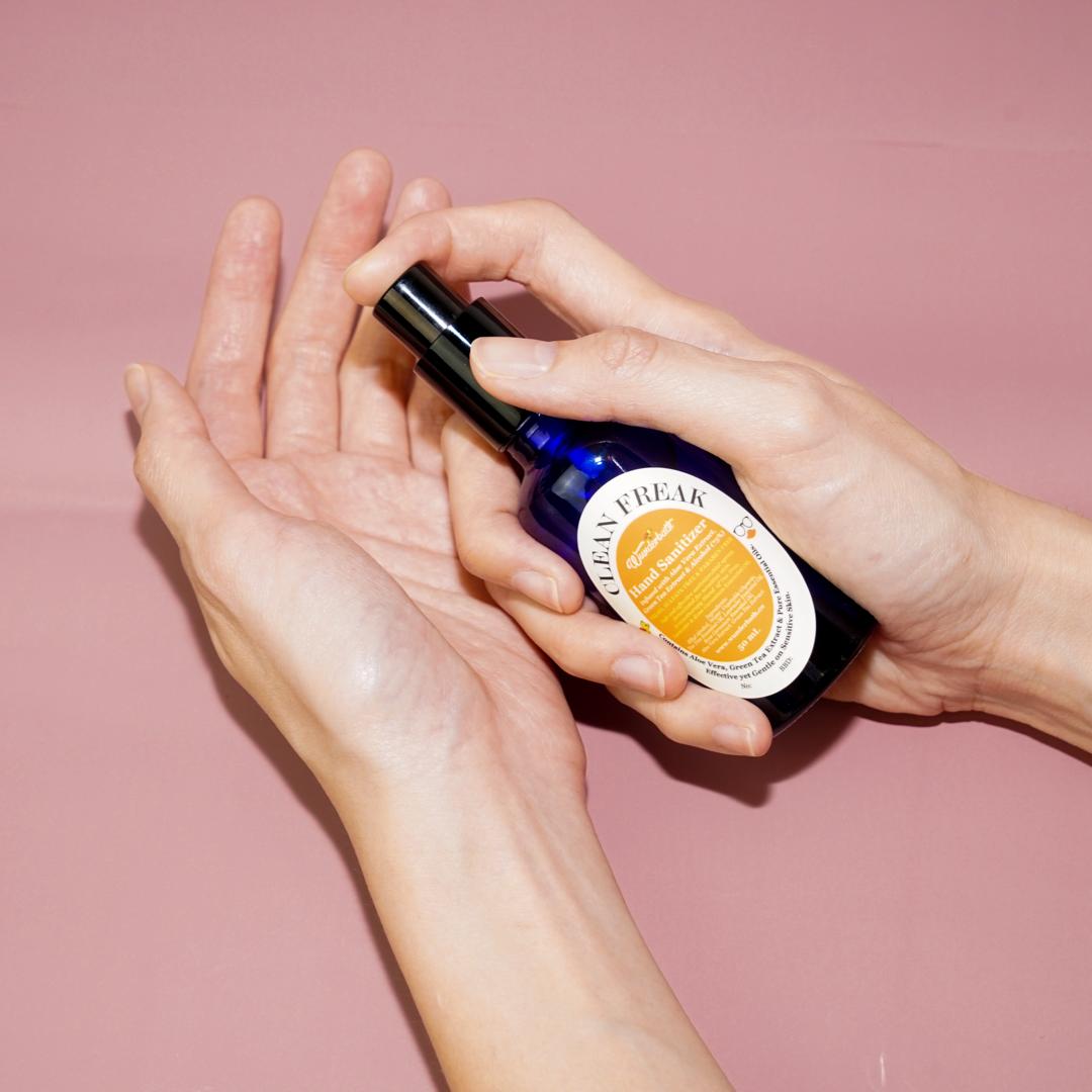 WUNDERBATH CLEAN FREAK HAND SANITIZER 75% ALCOHOL